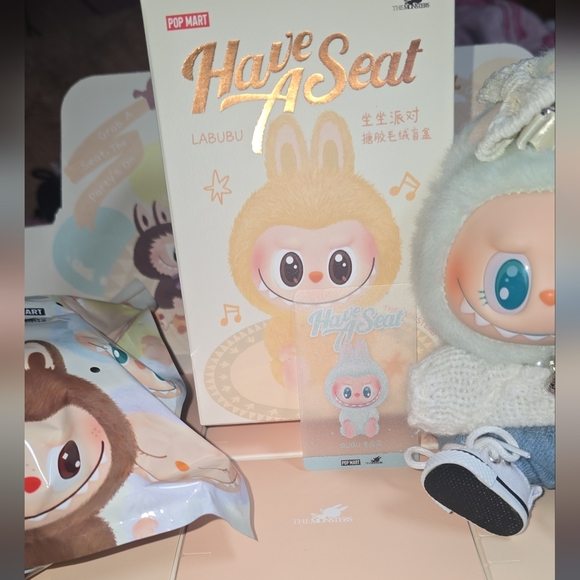 POP MART | Accessories | 0 Authentic Popmart Labubu Have A Seat Ququ ...